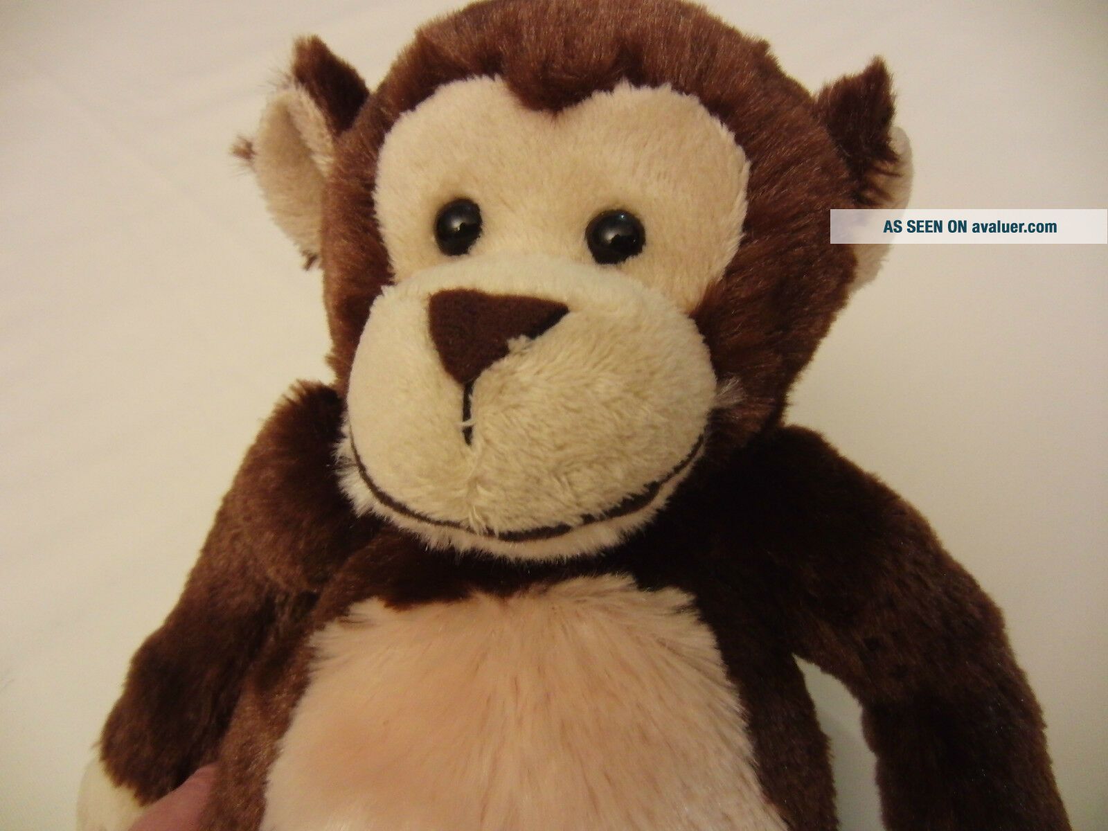 GANZ Webkinz Brown Plush Monkey Chimpanzee HM172 Stuffed Boys Girls ...