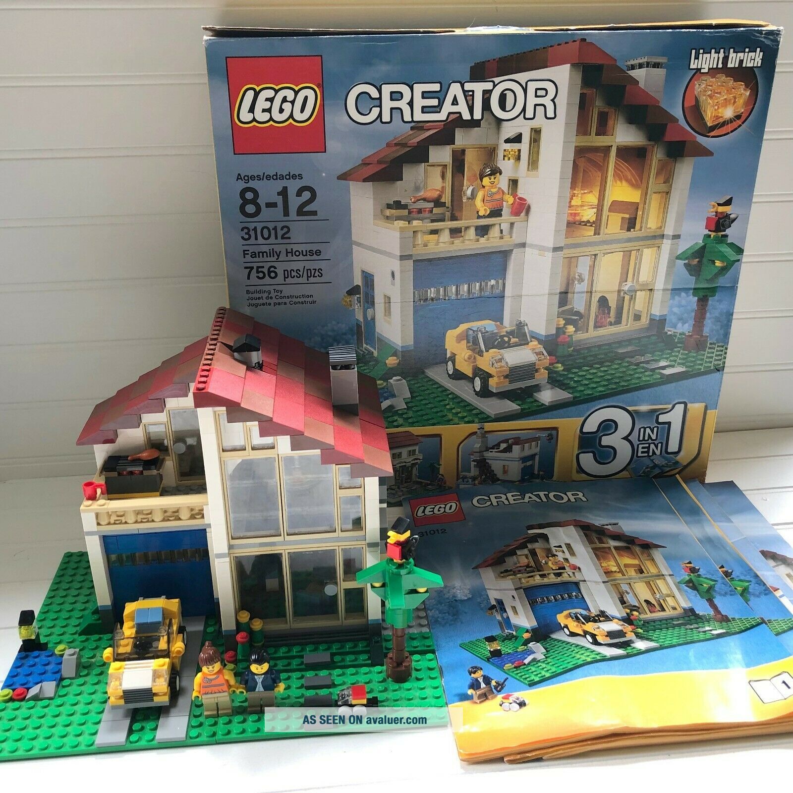 Lego Creator Family House 31012 Set 3 In 1 With Manuals Complete | #9066410