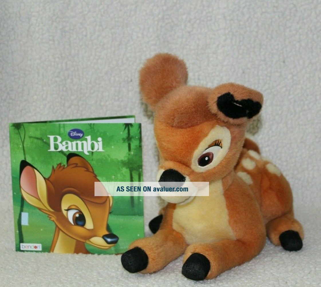 Disney Store Exclusive 14 " Plush Bambi Stuffed Animal Deer Toy Plus ...