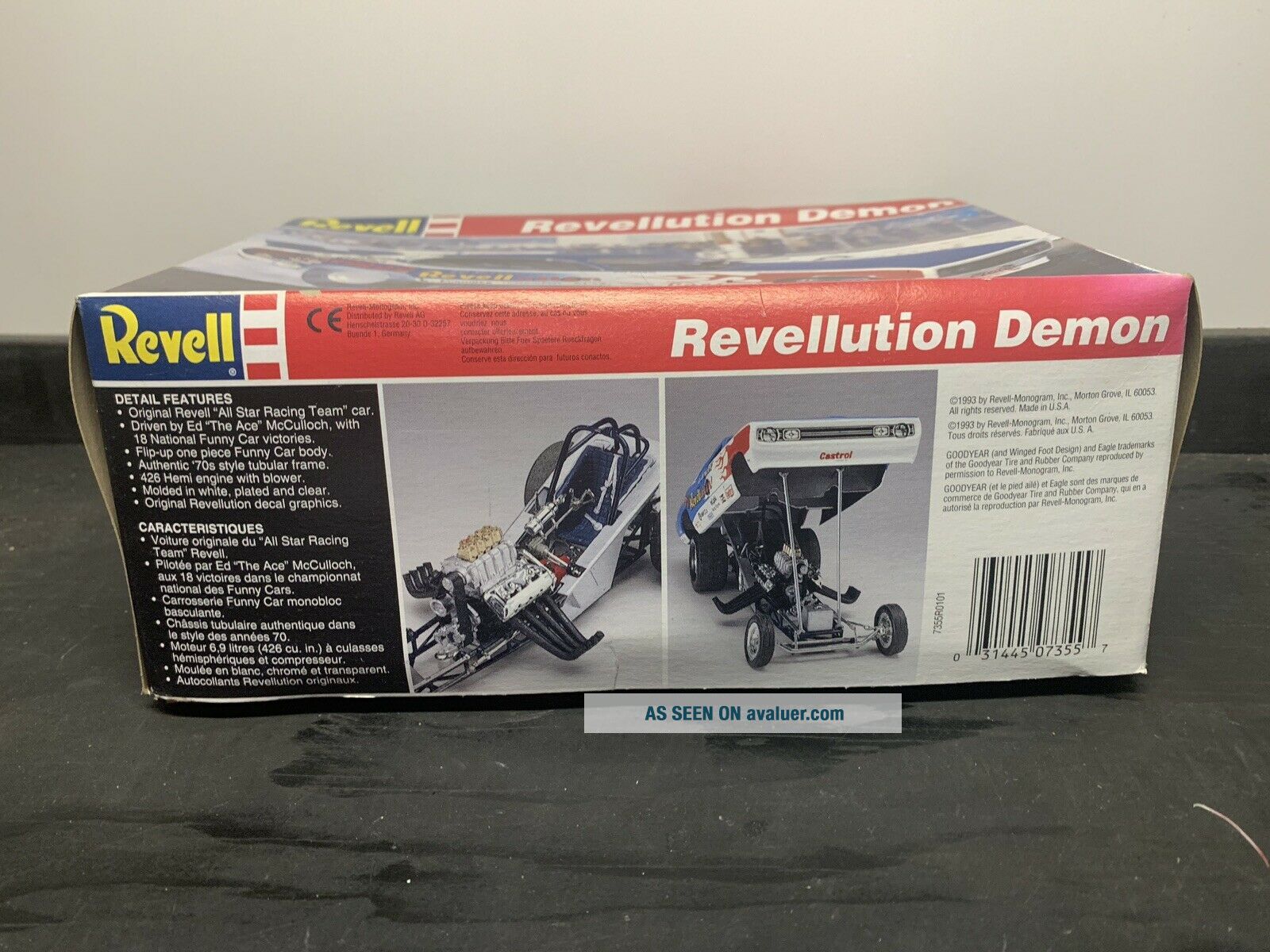 Revell 1/25 Revellution Demon Funny Car Model Kit 7355 (Complete ...