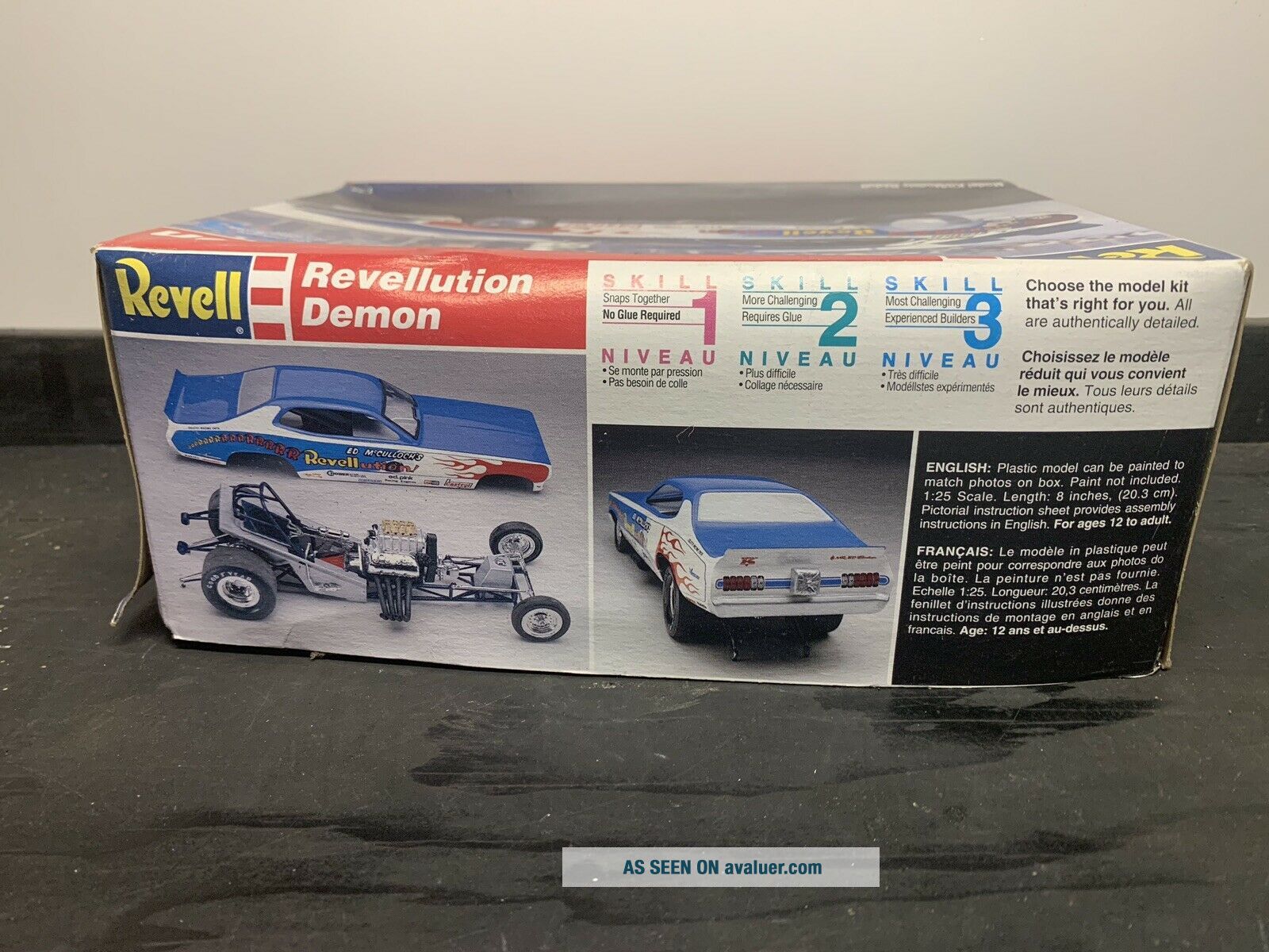 Revell 1/25 Revellution Demon Funny Car Model Kit 7355 (Complete ...