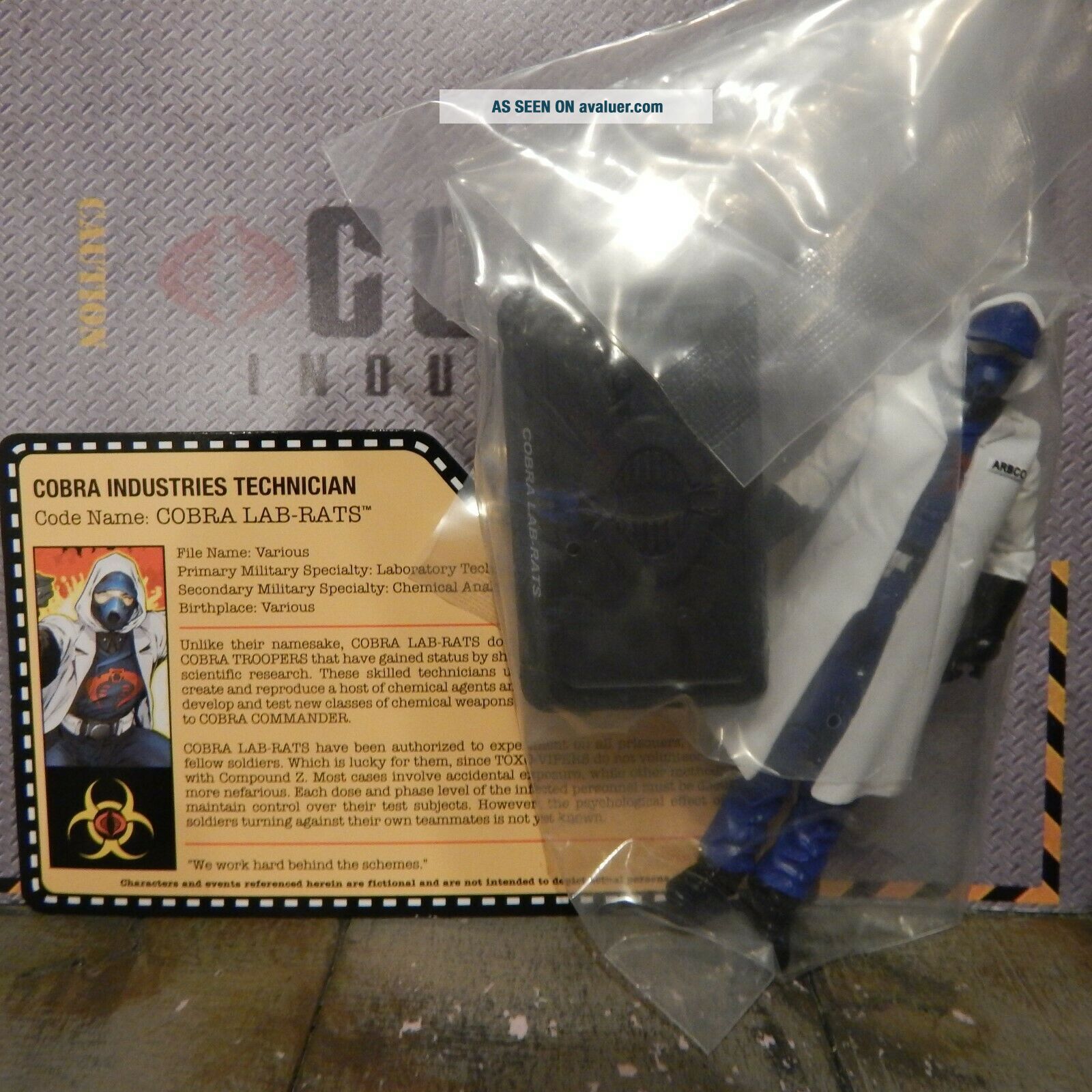 GI JOE 2014 COBRA LAB RATS MISB ZOMBIE INITIATIVE JOECON CONVENTION ...