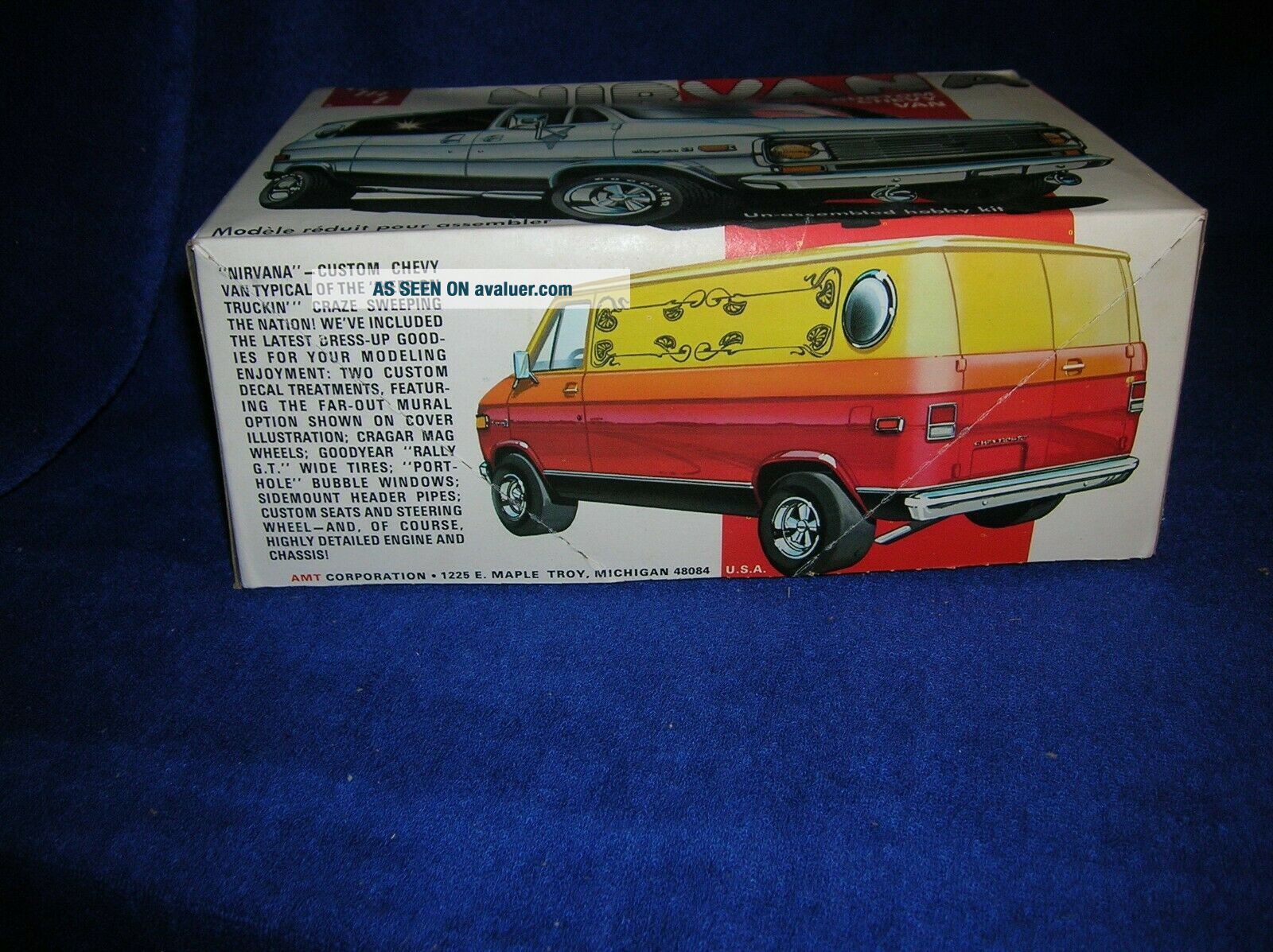 AMT Nirvana Custom Chevy Van Model Kit 1/25 Scale T394 Open Box | #9054168