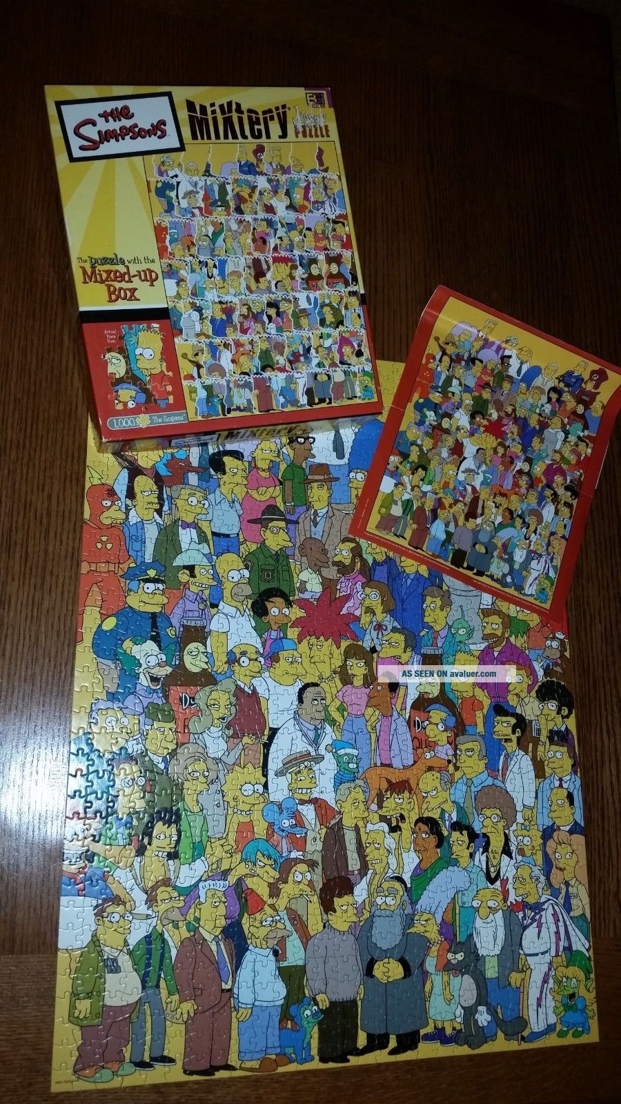 THE SIMPSONS MIXTERY The Puzzle With The Mixed - Up Box 1000pcs ...