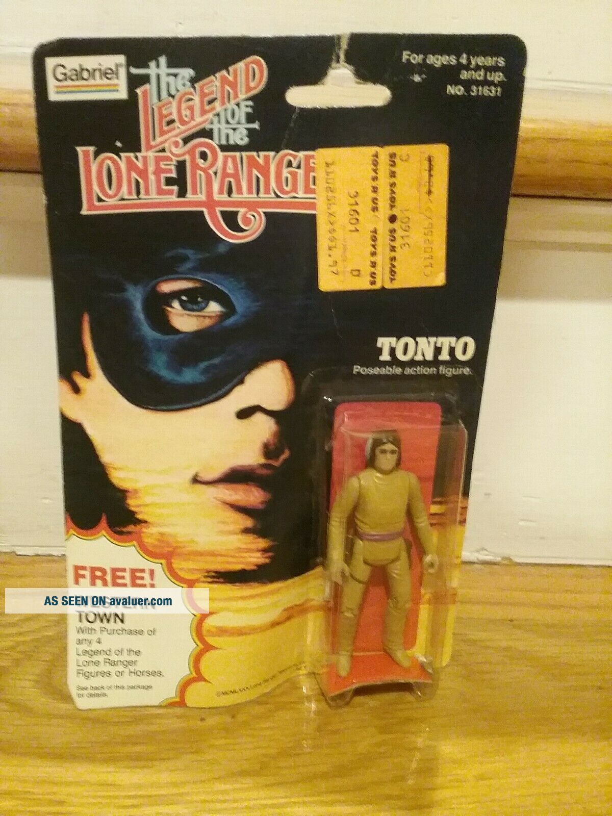 1980 ' S Gabriel The Legend Of The Lone Ranger Tonto Action Figure On ...