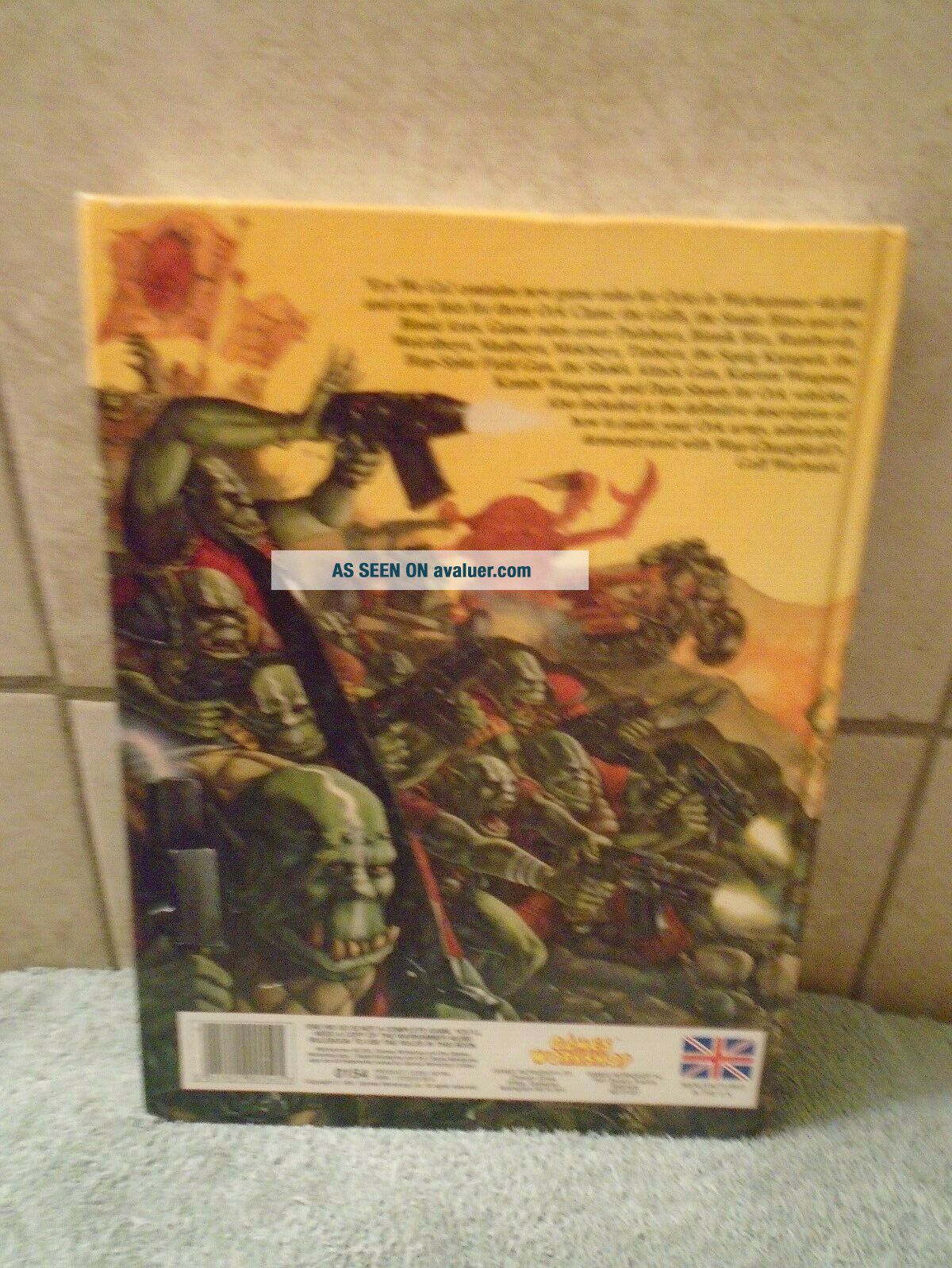 Warhammer Ere We Go Orks In Warhammer 40k Hard Cover Book Uncut Cards ...