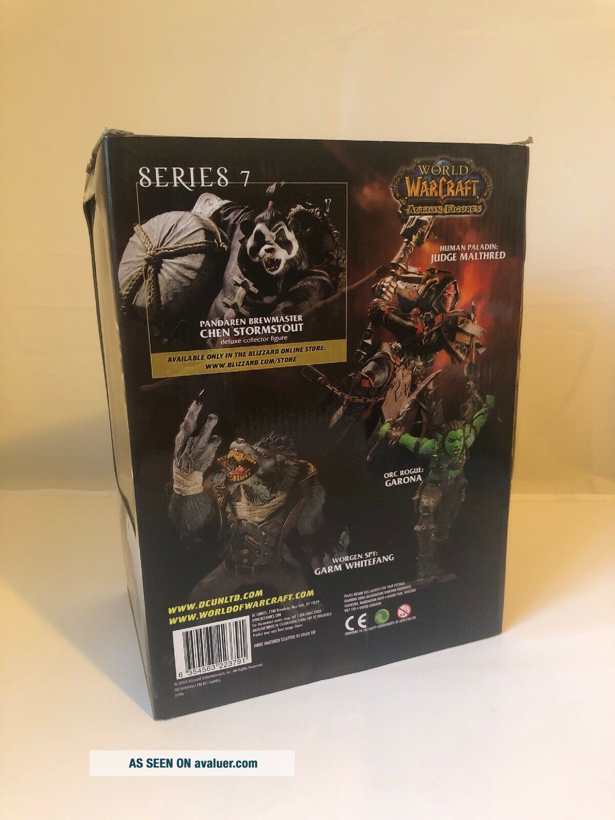 WOW World Of Warcraft Human Paladin Judge Malthred PVC Action Figure ...