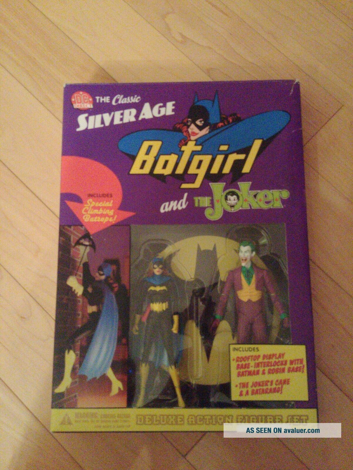 DC Direct Classic Silver Age Batgirl And The Joker Deluxe Action Figure ...