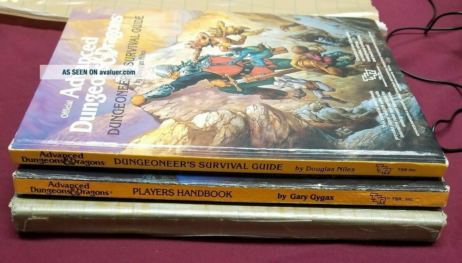 Advanced Dungeons & Dragons: Player ' S Handbook, DMG, Dungeoneer ' S ...