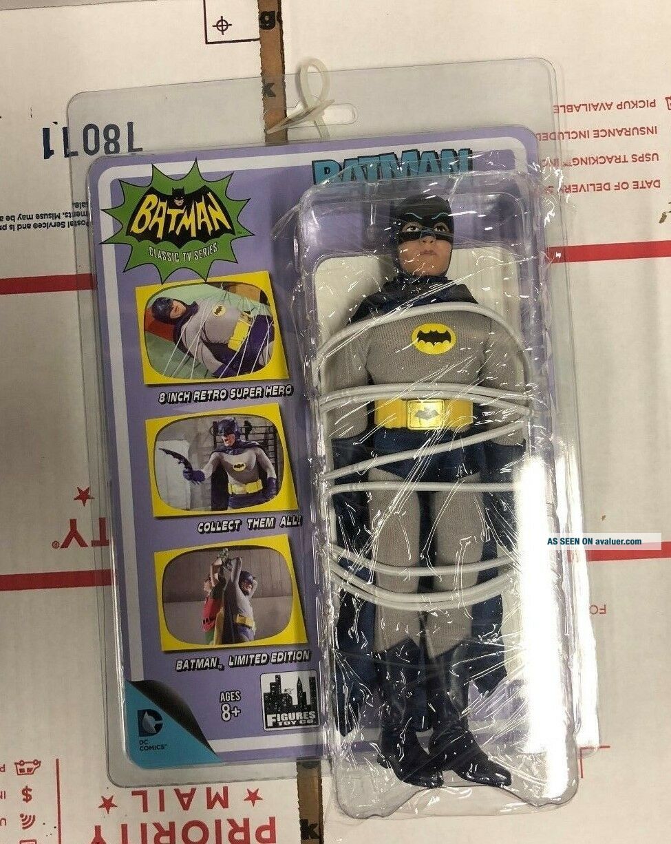 BATMAN 1966 TV SERIES BATMAN TIED UP HEROES IN PERIL 8 INCH FIGURE ADAM ...