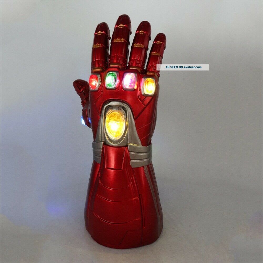 Avengers Endgame Iron Man Infinity Gauntlet Gemstone Movable LED Light ...