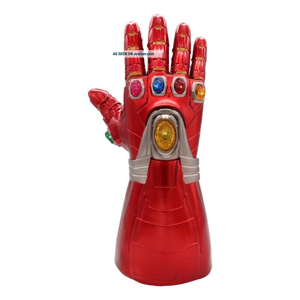 Avengers Endgame Iron Man Infinity Gauntlet Gemstone Movable LED Light ...