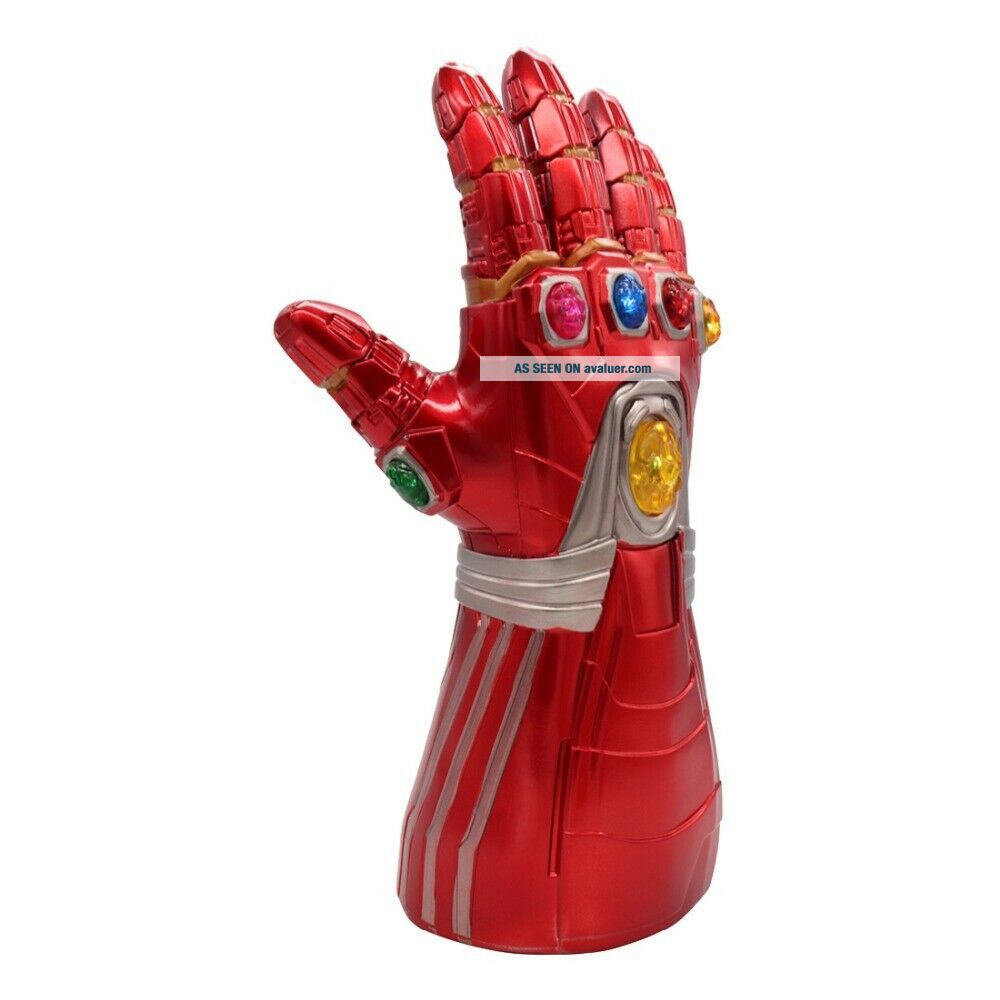 Avengers Endgame Iron Man Infinity Gauntlet Gemstone Movable LED Light ...