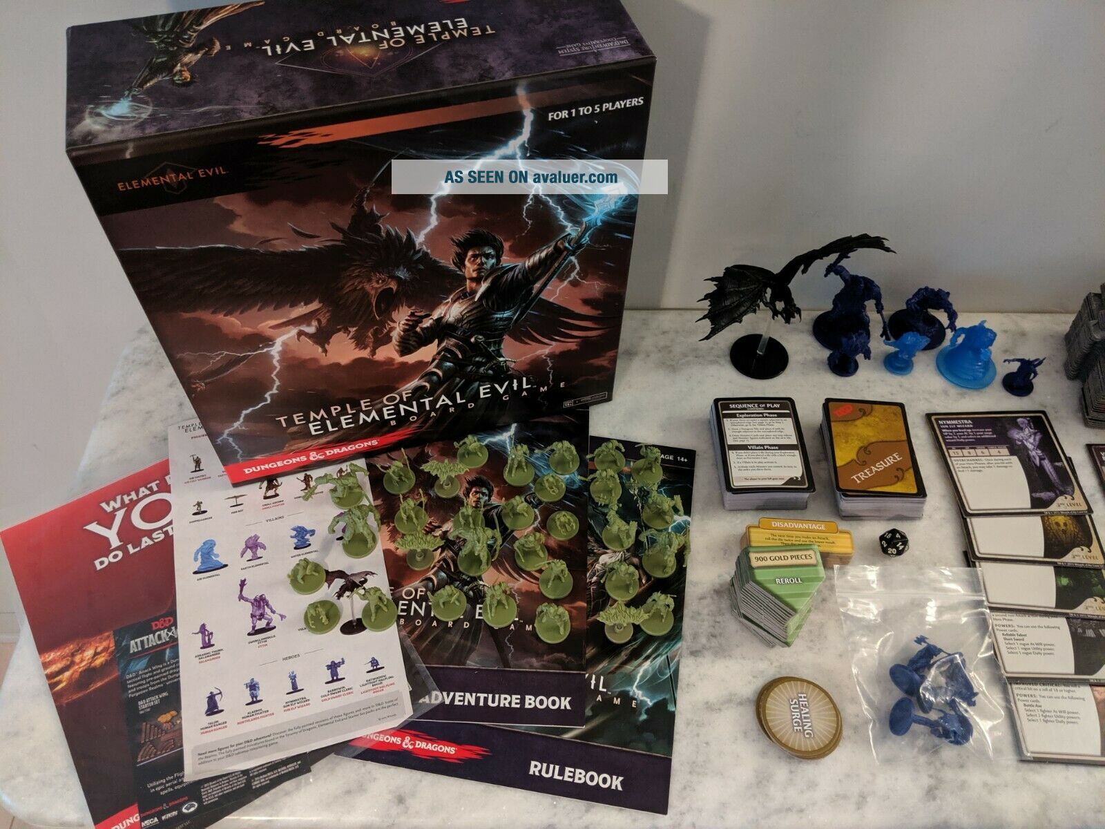 Temple Of Elemental Evil Dungeons And Dragons Board Game COMPLETE ...