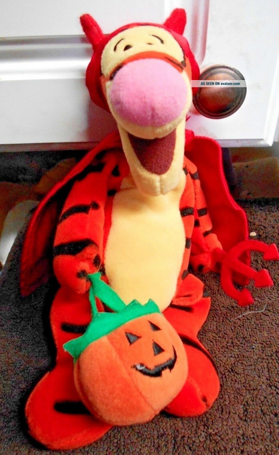 Disney Winnie The Pooh Bean Bag Plush Tigger Halloween Devil | #9102581