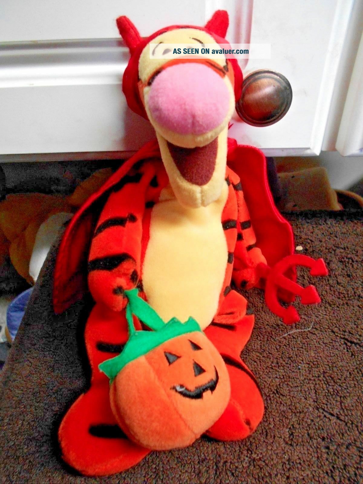 Disney Winnie The Pooh Bean Bag Plush Tigger Halloween Devil | #9102581