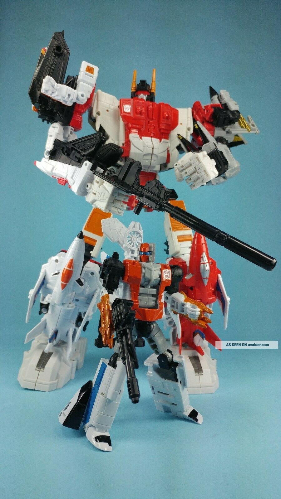 Transformers Combiner Wars Superion (with Alpha Bravo, Quickslinger ...