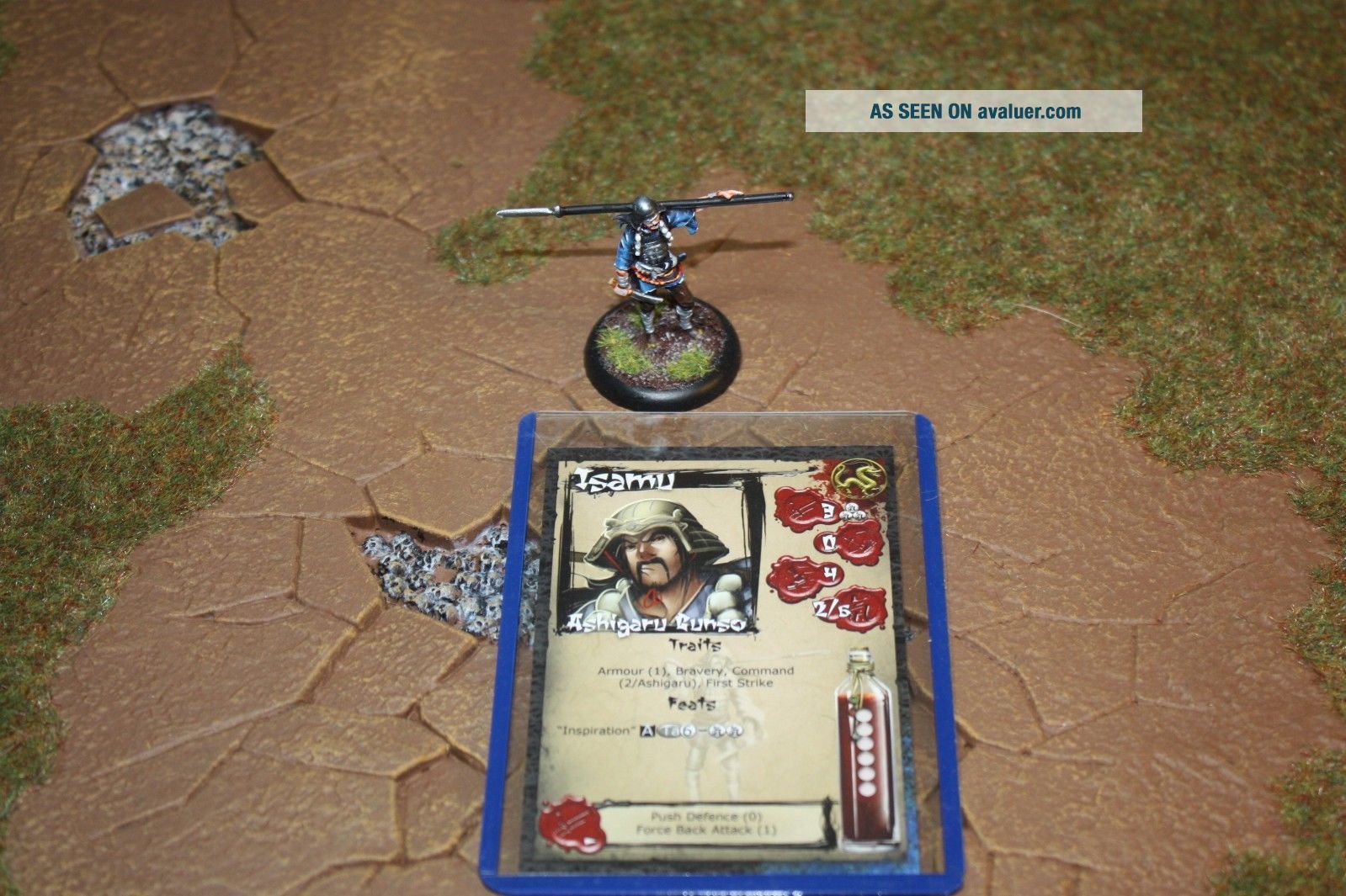 GCT Bushido Miniature Prefecture Of Ryu Isamu Painted Reaper D&D RPG ...