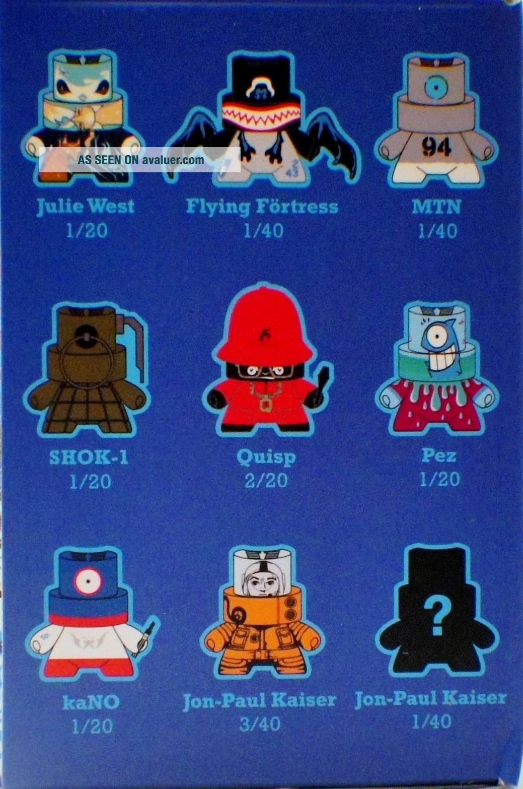 Kidrobot Fatcap Series 3 Shok 1 Grenade Graffiti Art Toy Figure | #9105094