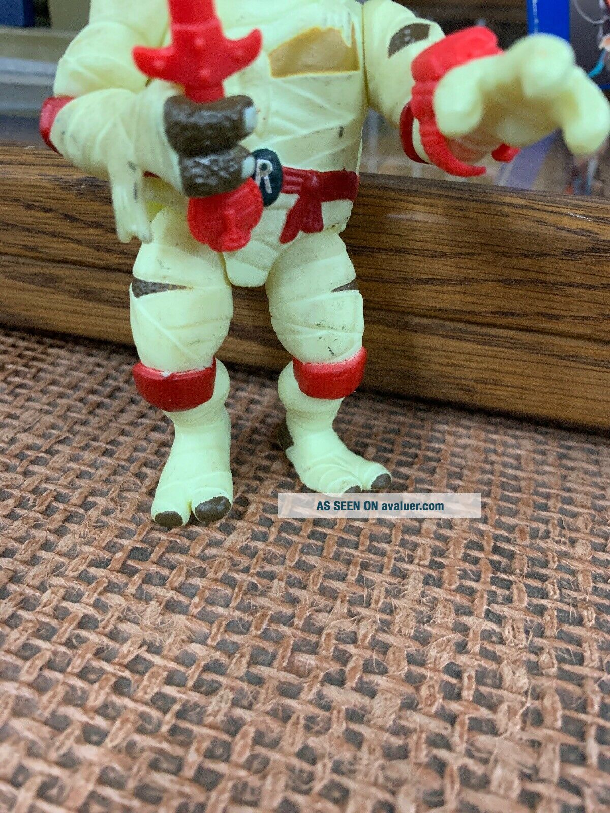 1993 Teenage Mutant Ninja Turtles Raphael The Mummy W/ Sword Glow N ...