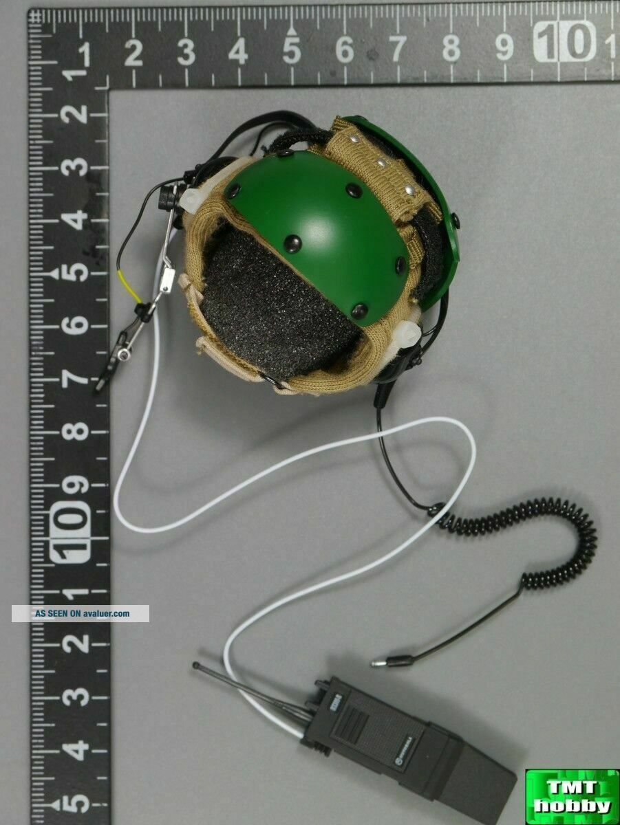 1:6 Scale DAM 78045 SEAL TEAM 5 VBSS LEADER - GREEN FLIGHT DECK HELMET ...