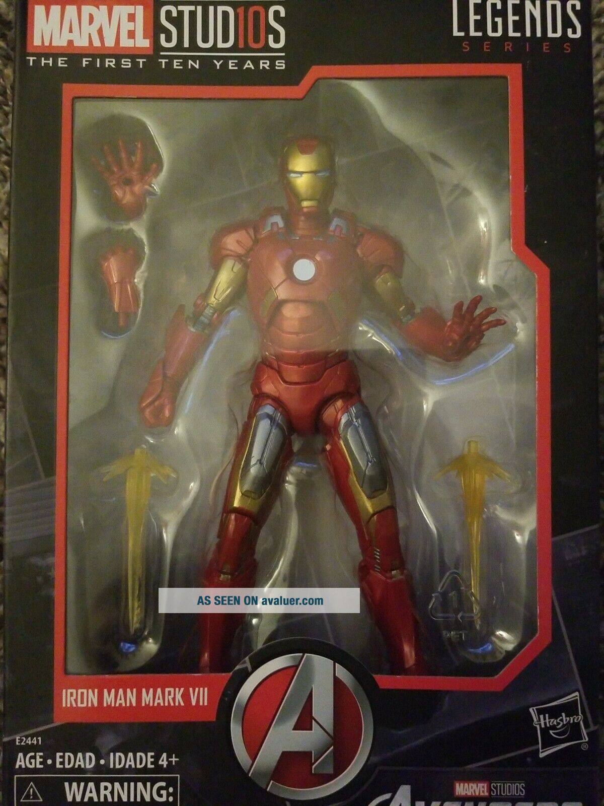 Marvel Legends Iron Man Mark VII (Marvel Studios The First Ten Years ...
