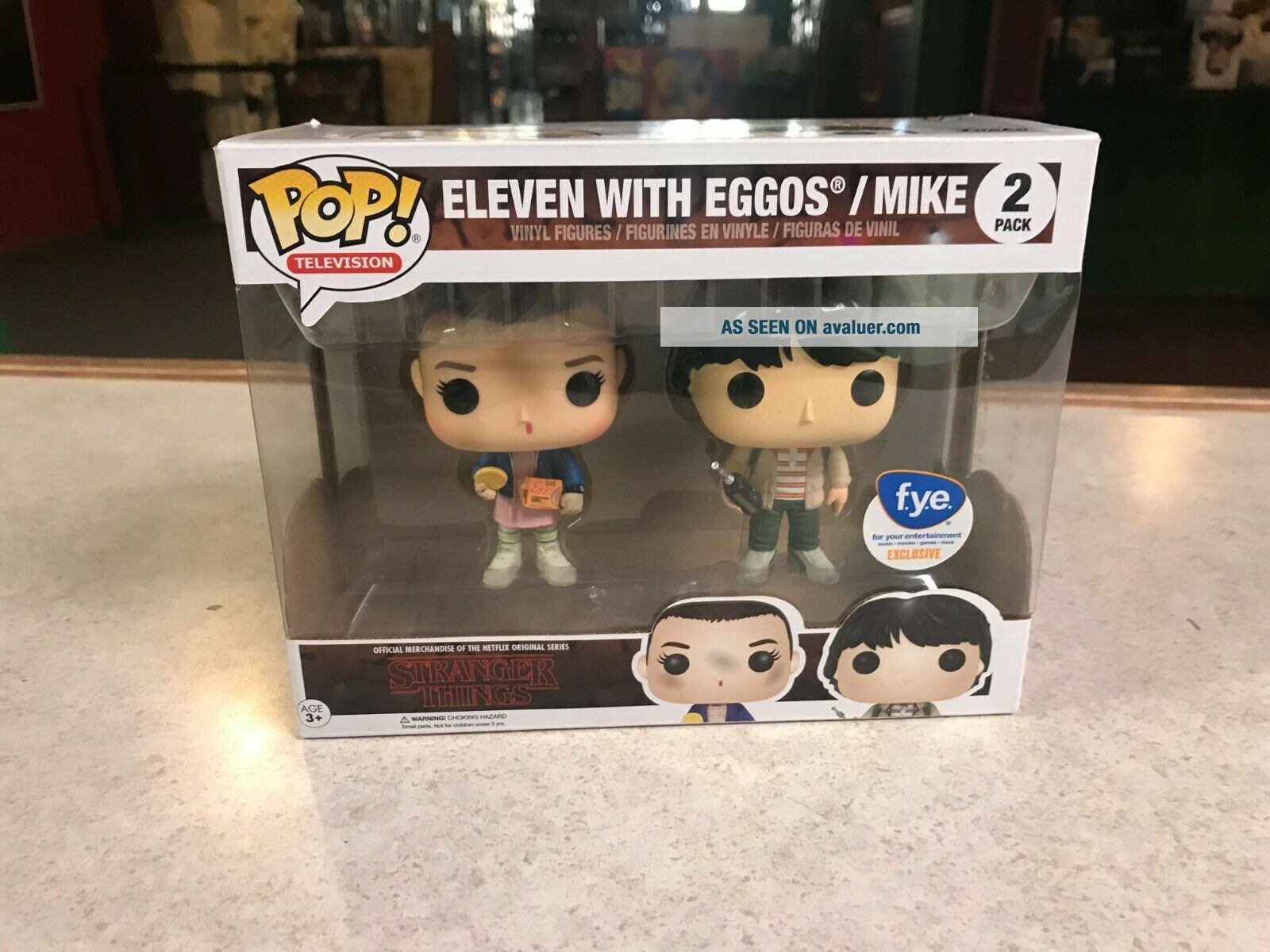 Funko POP Deluxe NIP - 2 Pack Stranger Things FYE ELEVEN With EGGOS ...