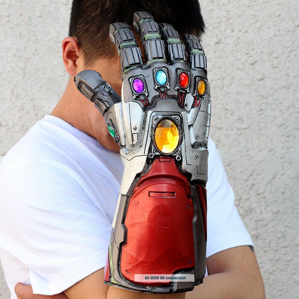 Avengers Endgame Infinity Gauntlet Iron Man Tony Stark Gloves Cosplay ...