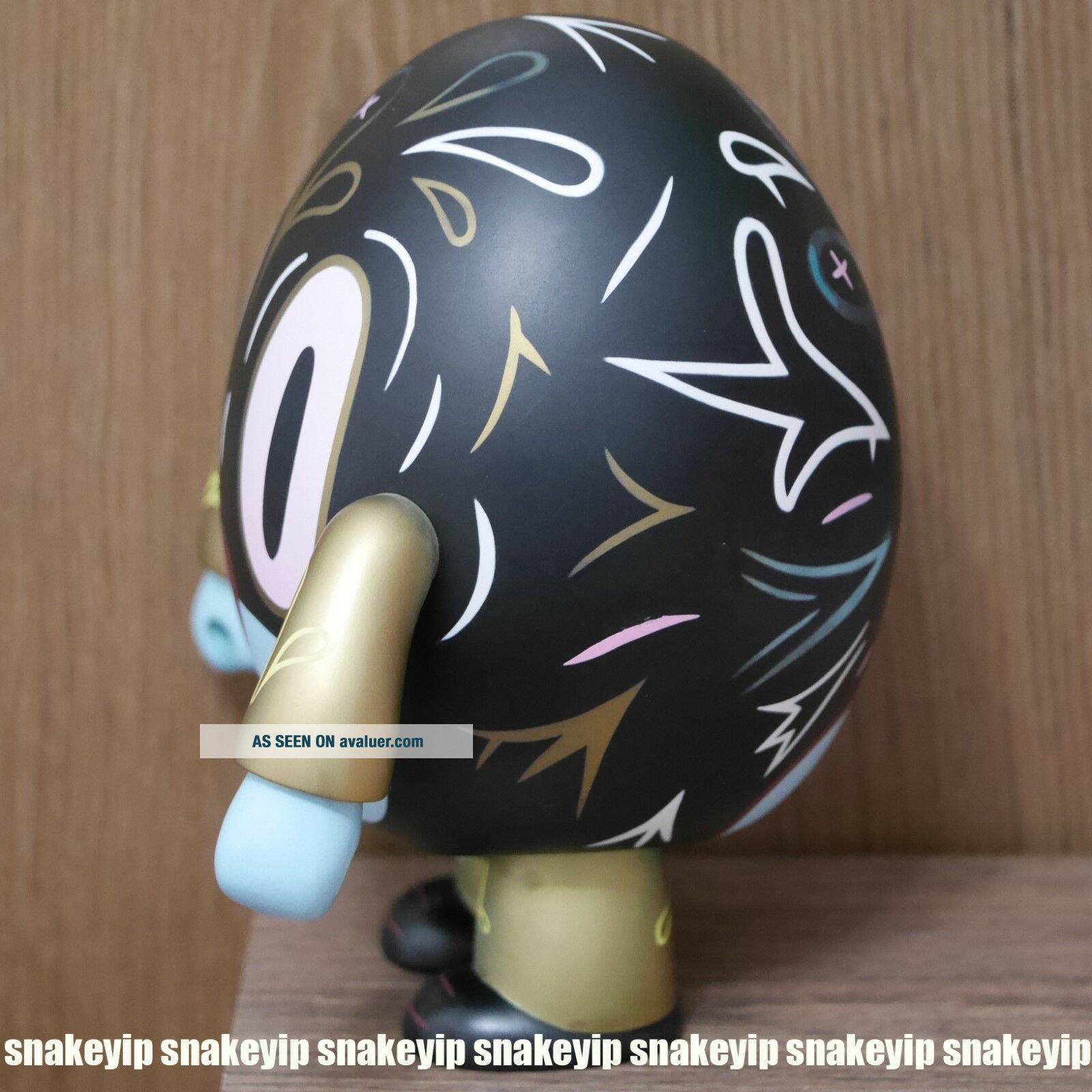 Toy2R X Gary Baseman Hump - Qee 8 " Black Egg Qee Vinyl Note | #9128095