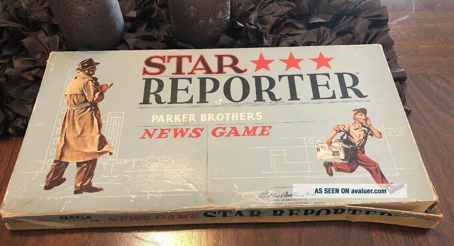 STAR REPORTER, Parker Brothers Board Game 1960 Edition, COMPLETE W ...