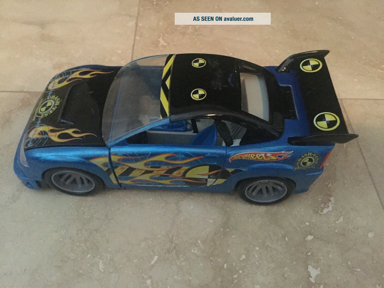 Crash Test Dummies 2003 Hot Wheels Blue Car Figure | #9111045