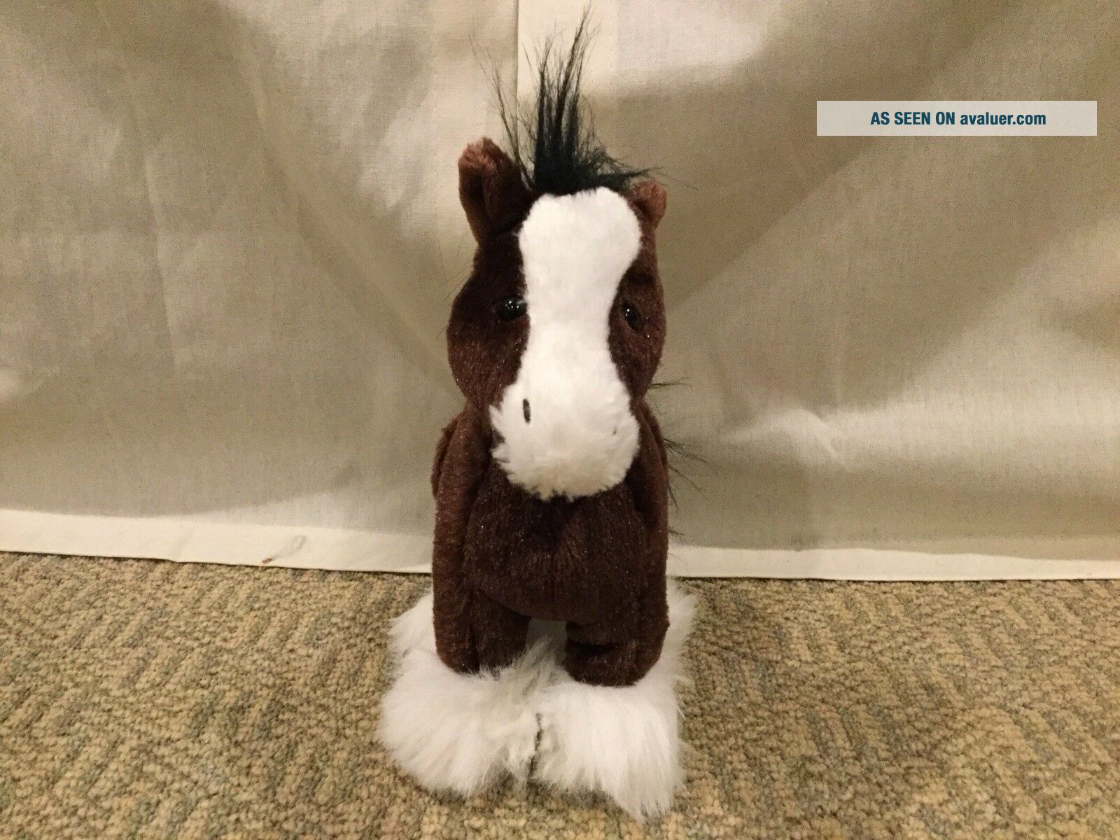 Webkinz Clydesdale Horse - Great - No Code - Pony - Just Plush | #9136304