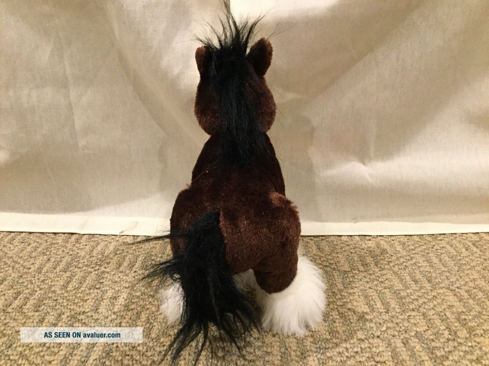 Webkinz Clydesdale Horse - Great - No Code - Pony - Just Plush | #9136304