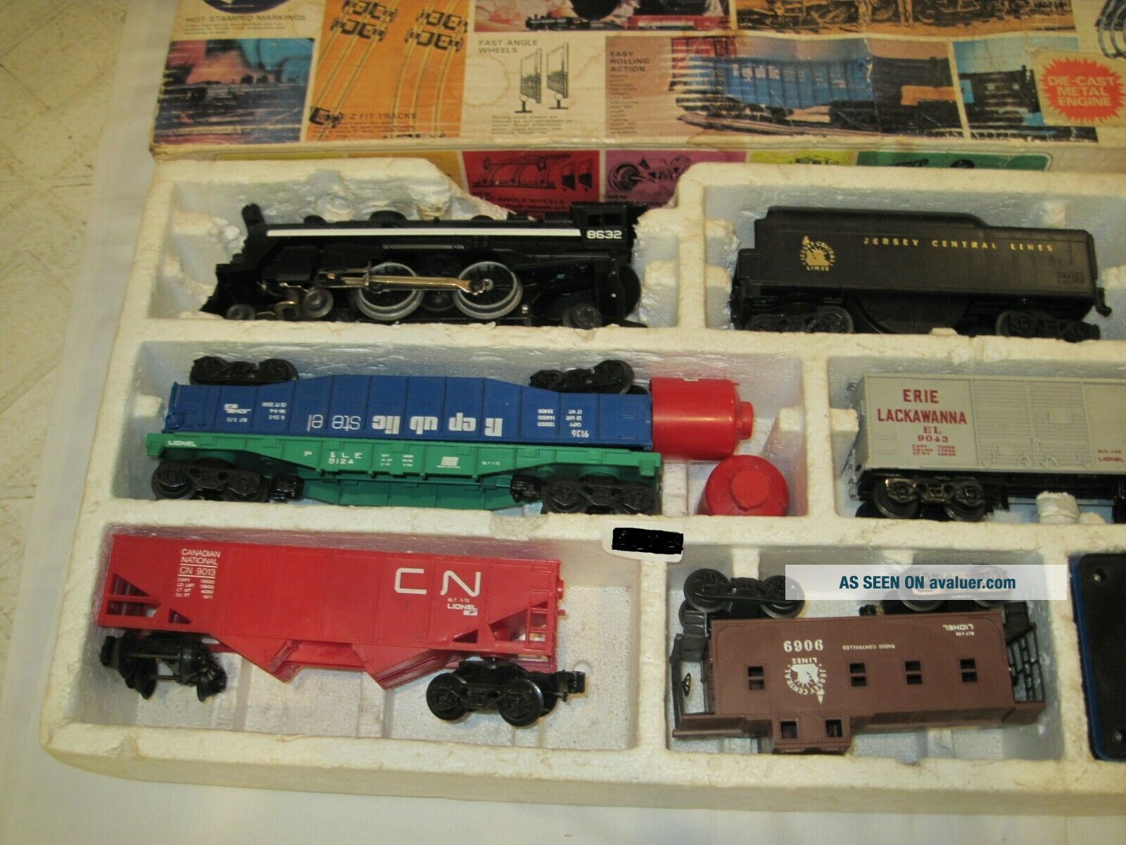 Lionel 027 Jersey Central Lines Steam Locomotive Model Train Set | #9146824