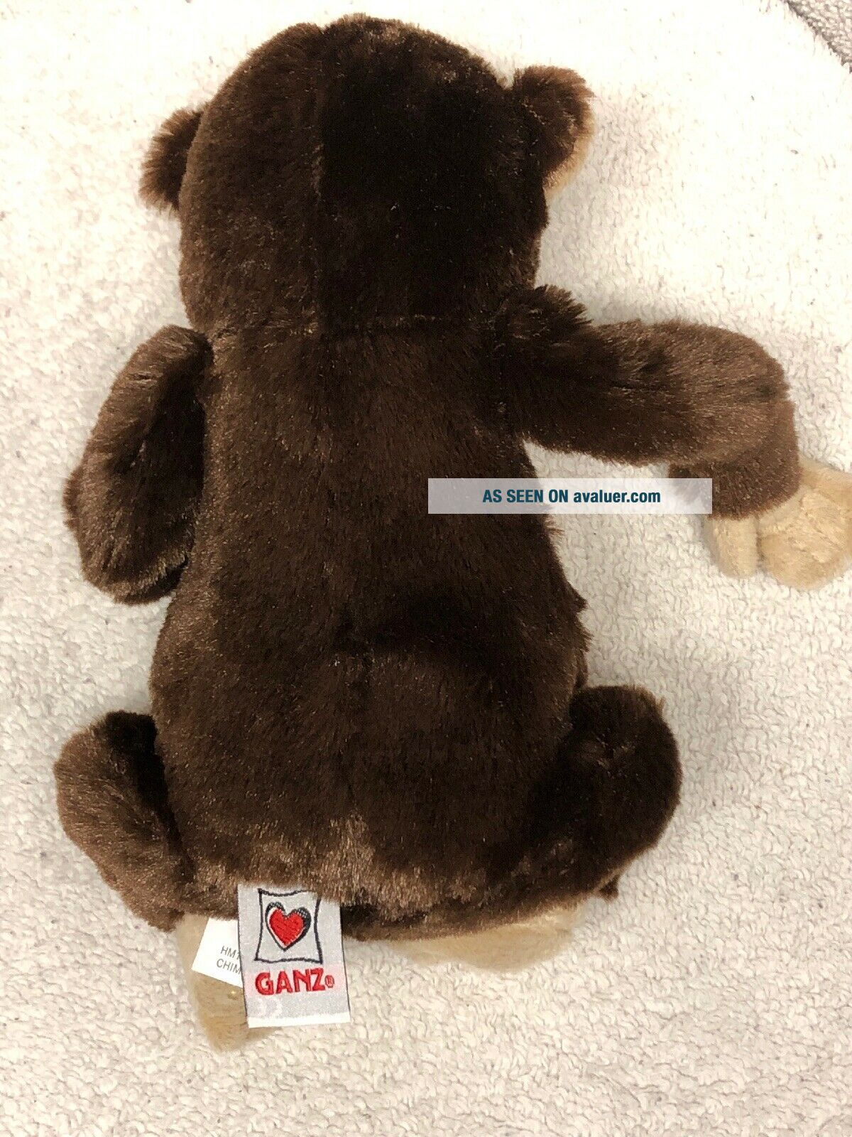 Plush Ganz Webkinz Chimpanzee HM172 (No Code Just Plush) | #9145726