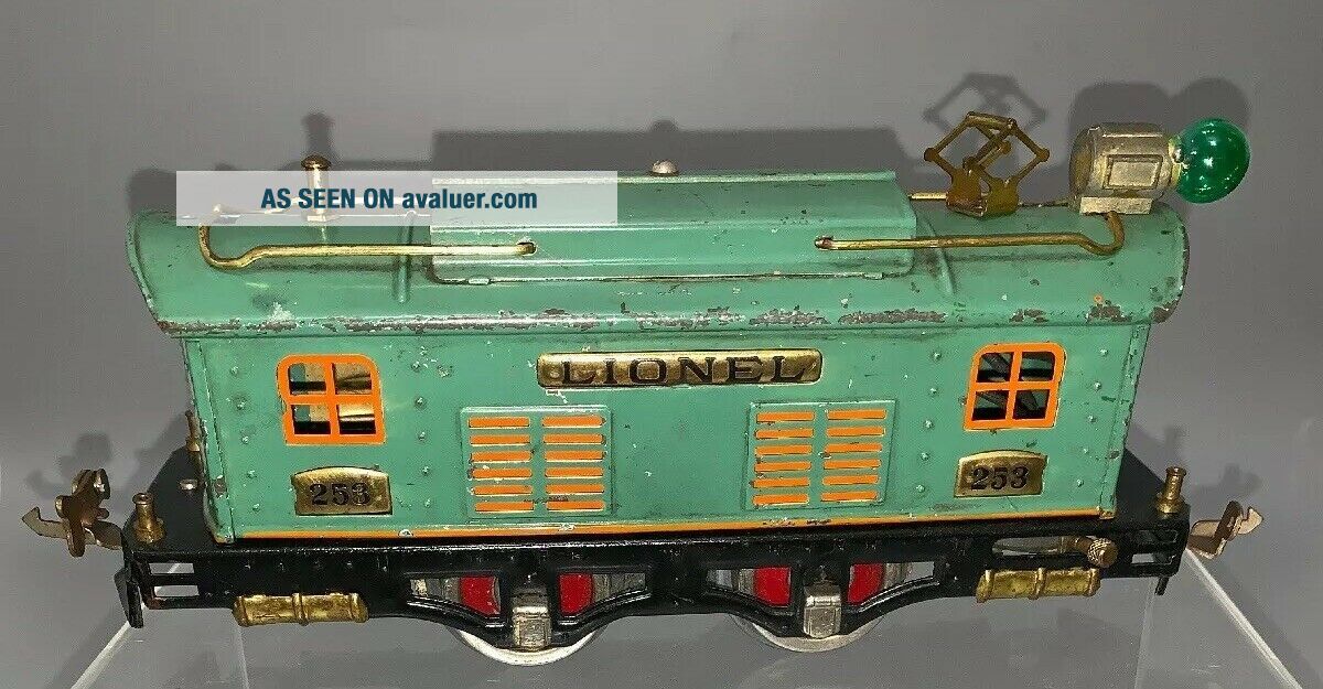LIONEL 253 ELECTRIC LOCO RESTORED DARK GREEN PREWAR O GAUGE | #9151593