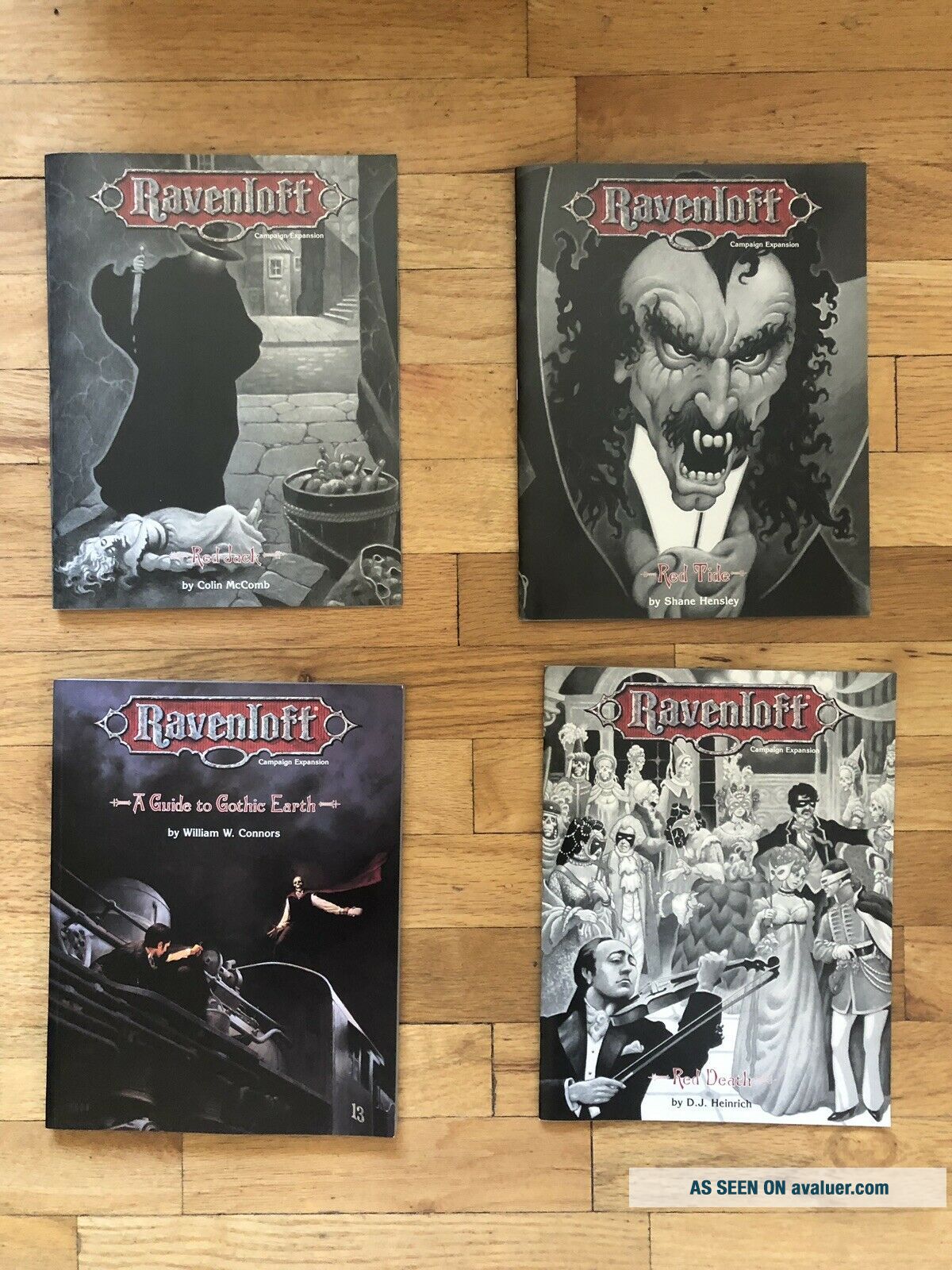 Masque Of The Red Death - Ravenloft AD&D 2nd Edition COMPLETE Boxed Set ...