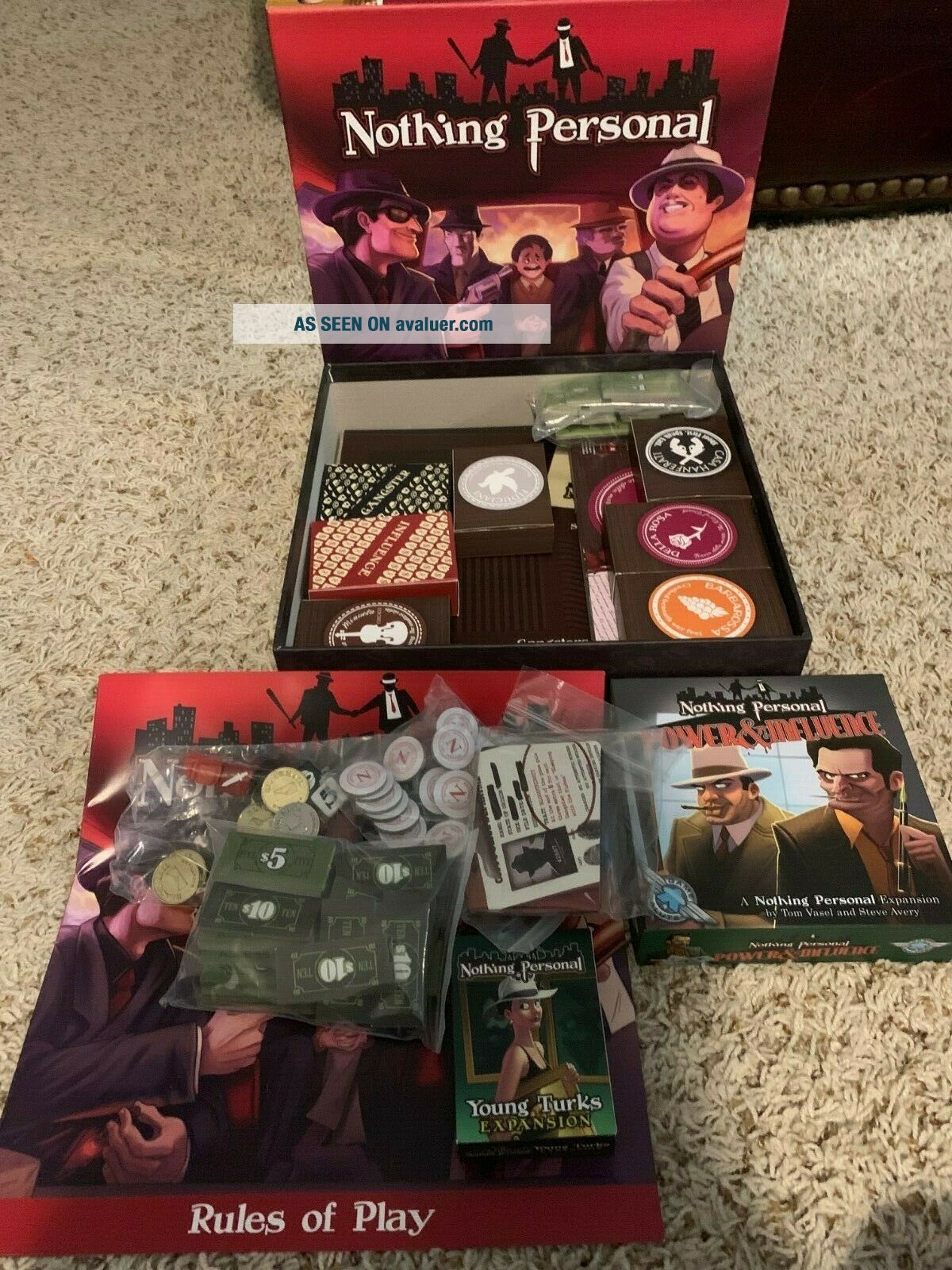 Nothing Personal Board Game With Expansions - Never Played | #9163876