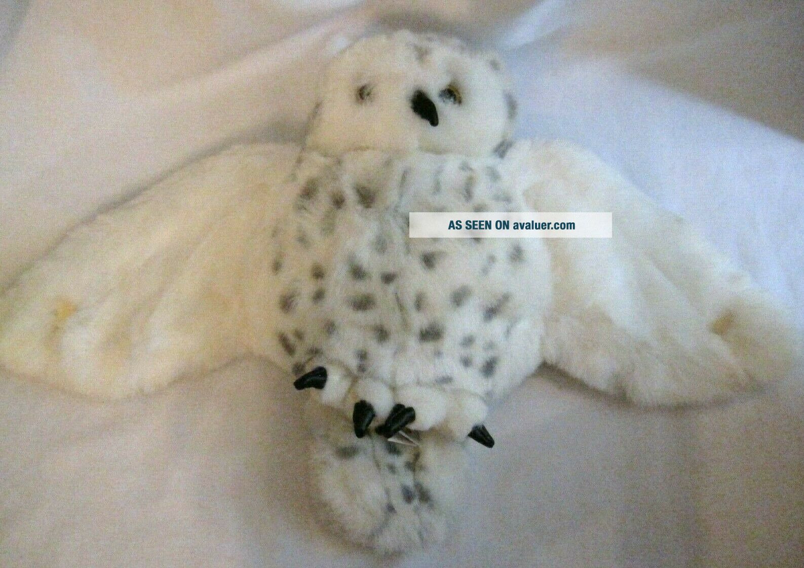 Folkmanis Snowy White Owl Hand Puppet Full Body Stuffed Animal Plush ...