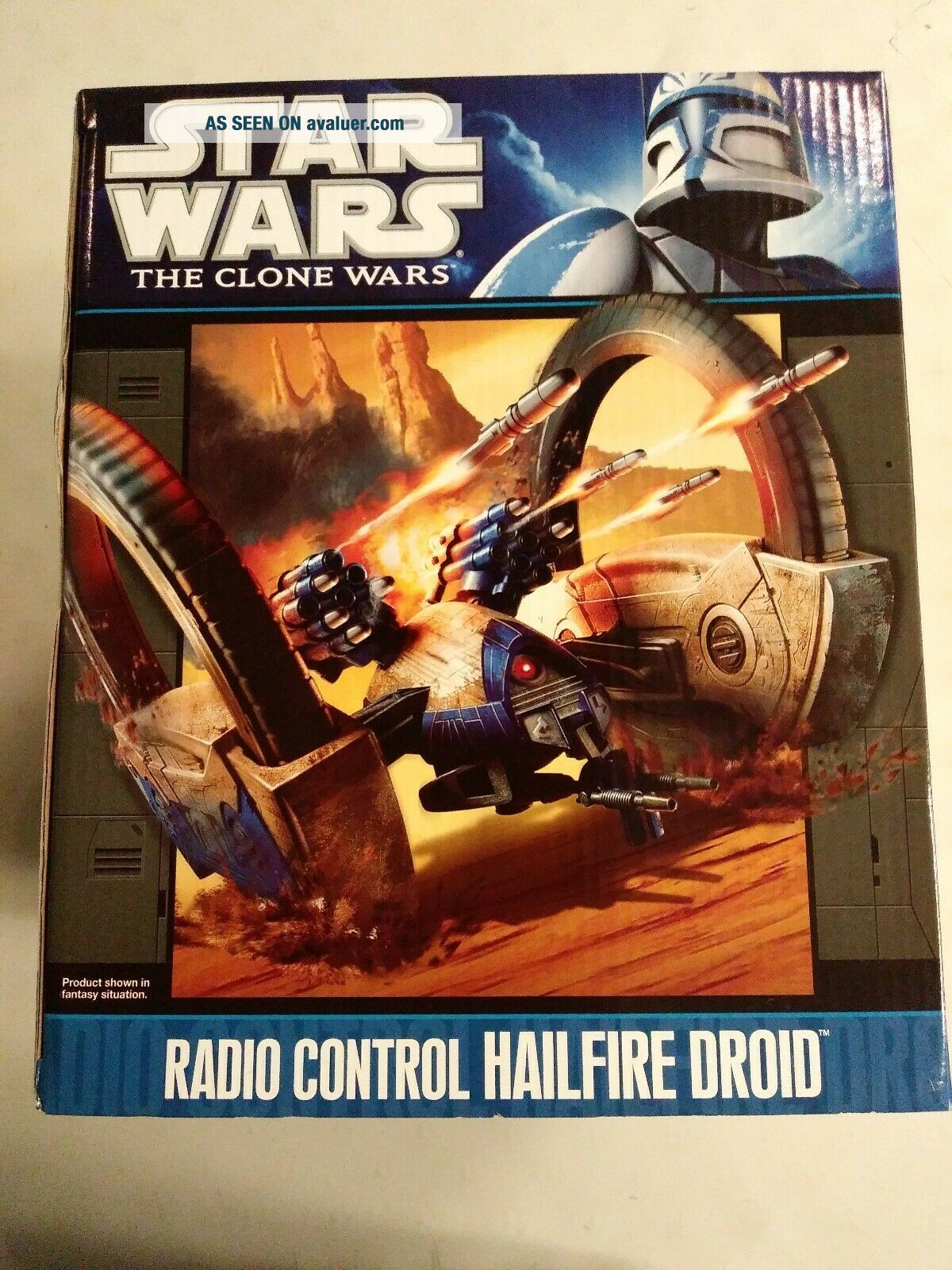 Star Wars Clone Wars Radio Control Hailfire Droid And Clone Trooper ...