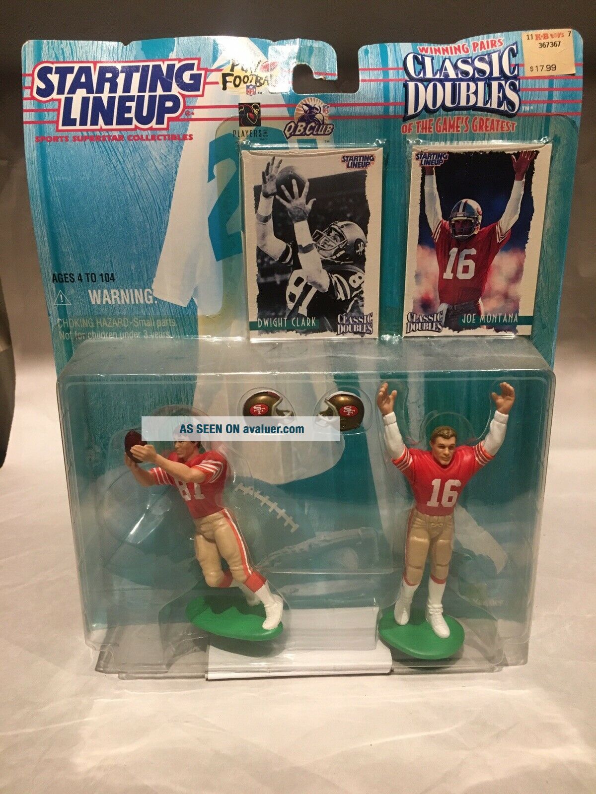 1997 Classic Doubles Starting Lineup - Dwight Clark - Joe Montana ...