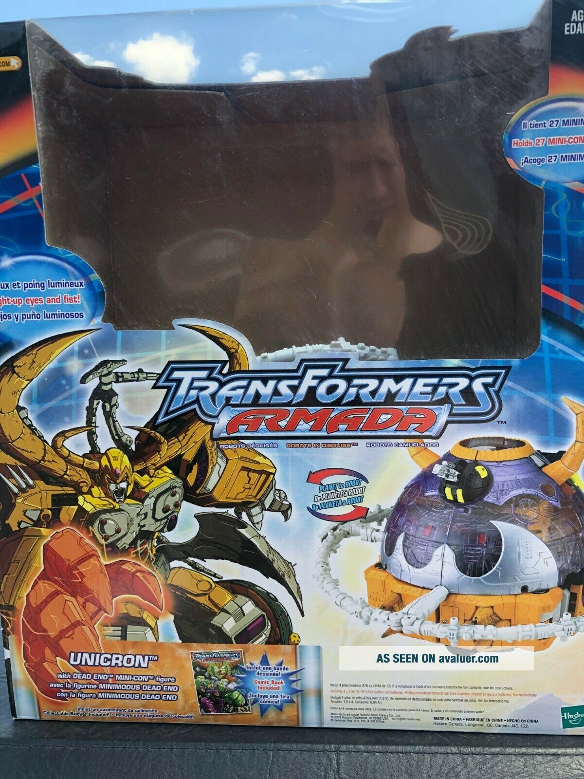 Hasbro Unicron W/ Dead End Mini Con Transformers Armada Action Figure ...