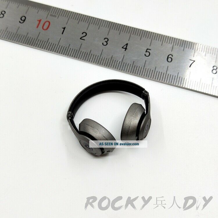 SUPERMCToys F - 079 1/6th Gray - Black Headphones For 12 " Male Strong ...