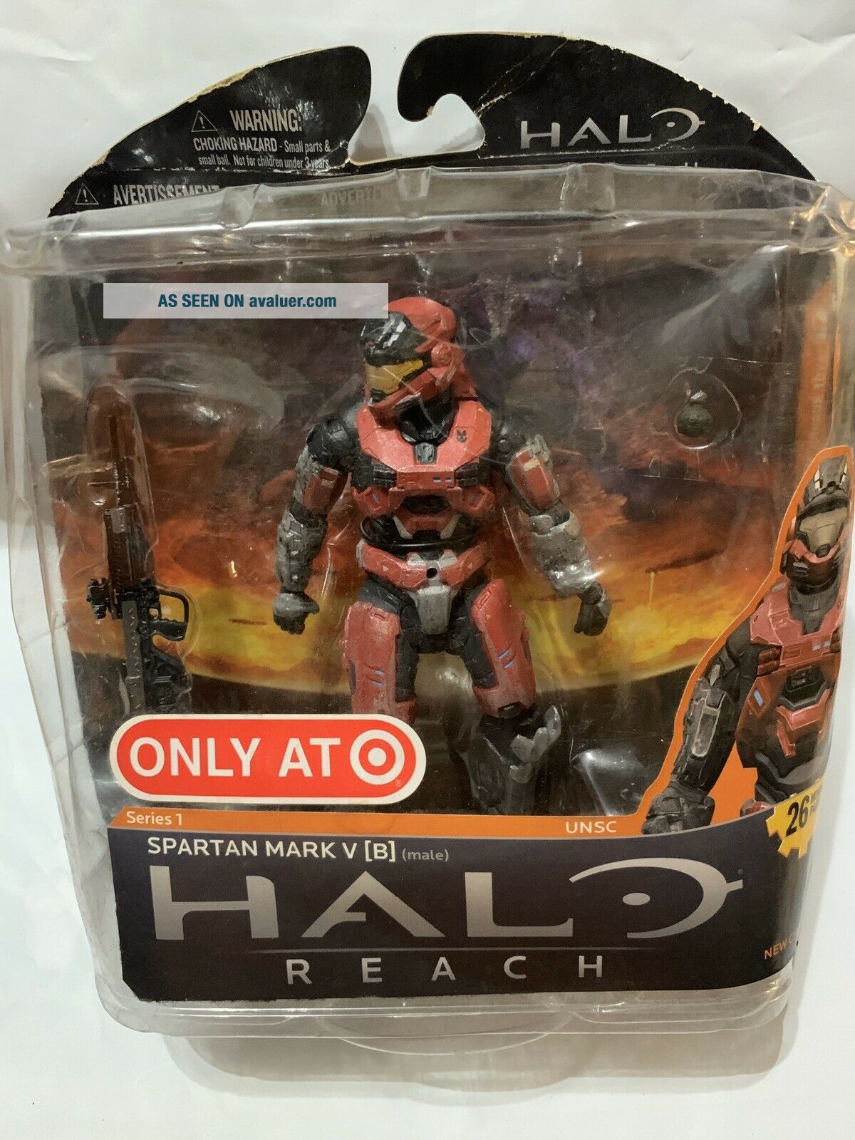 Halo Reach Spartan Mark V (B) Series 1 Action Figure | #9174143