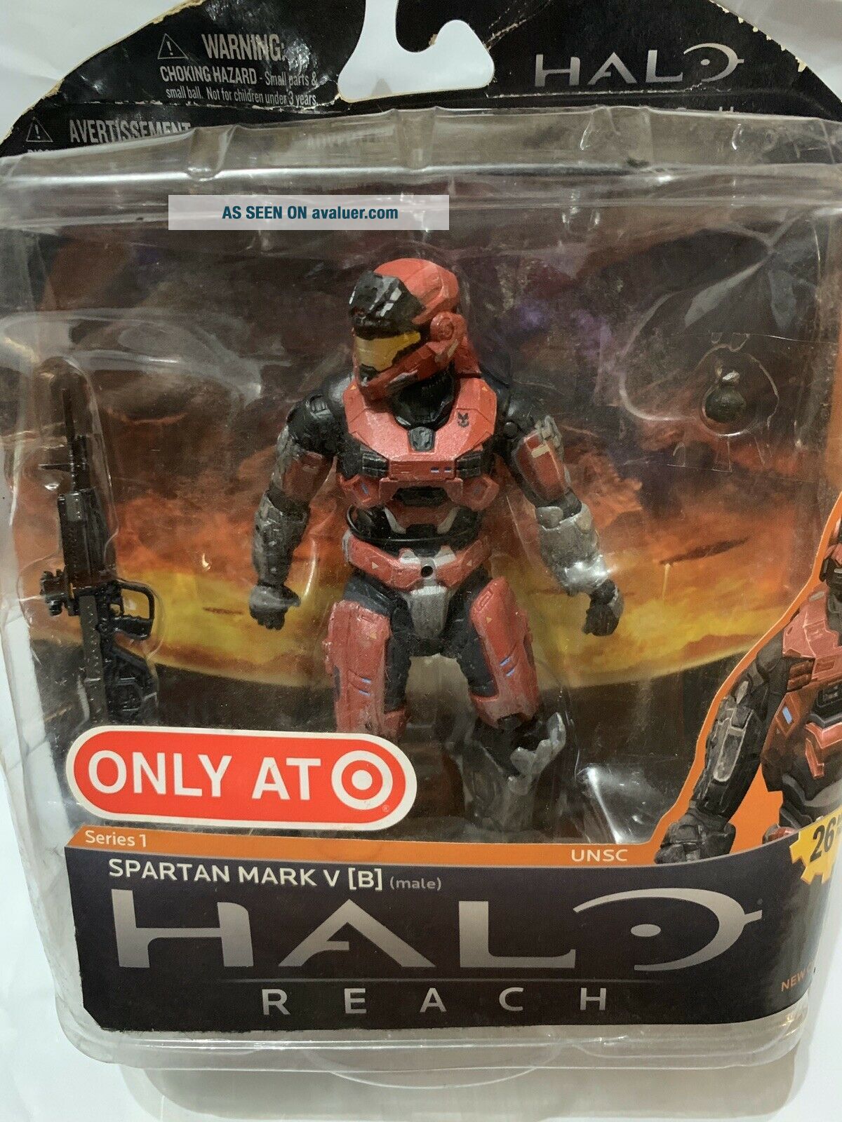 Halo Reach Spartan Mark V (B) Series 1 Action Figure | #9174143