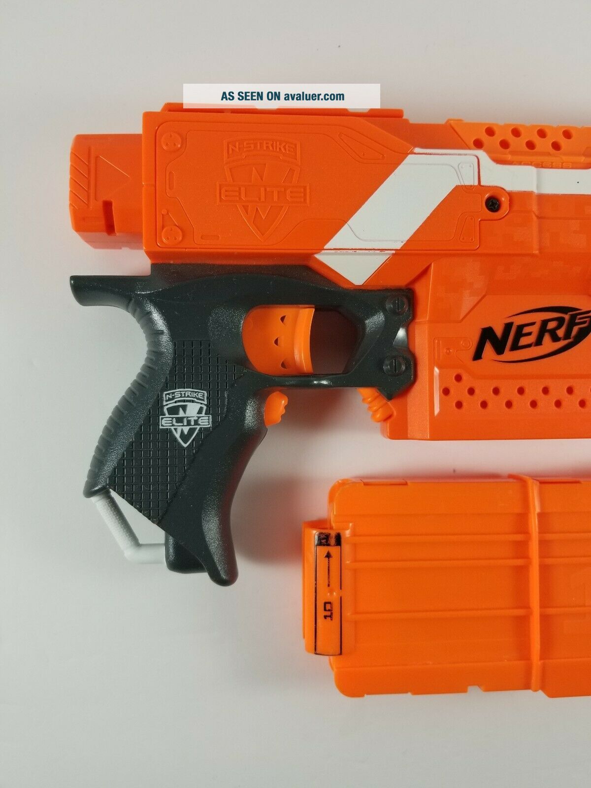 Nerf N - Strike Elite Orange Stryfe Motorized Blaster W/ 10 Dart Round ...