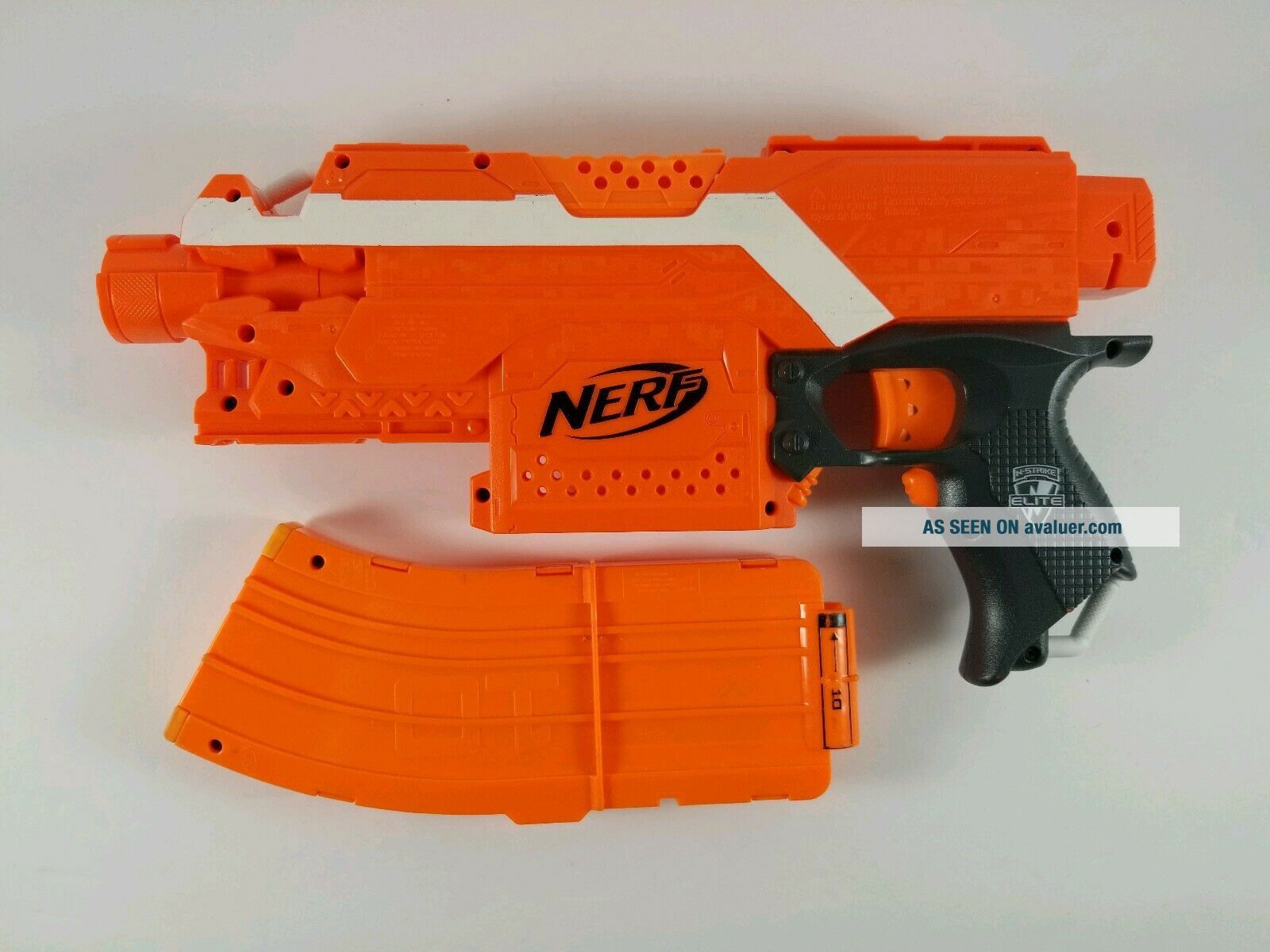 Nerf N - Strike Elite Orange Stryfe Motorized Blaster W/ 10 Dart Round ...