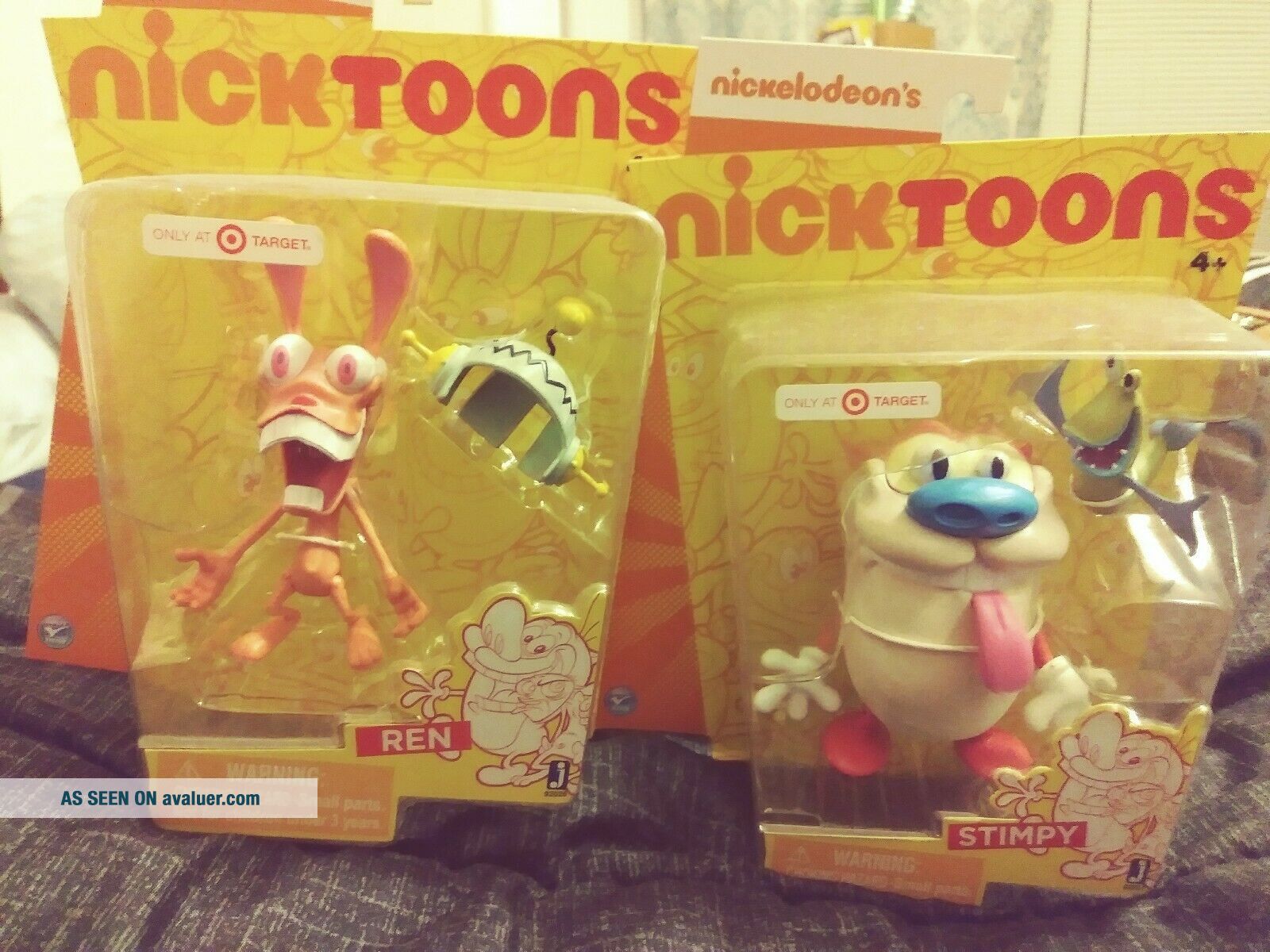 Ren And Stimpy Nicktoons Action Figures Target Exclusive In Packaging ...