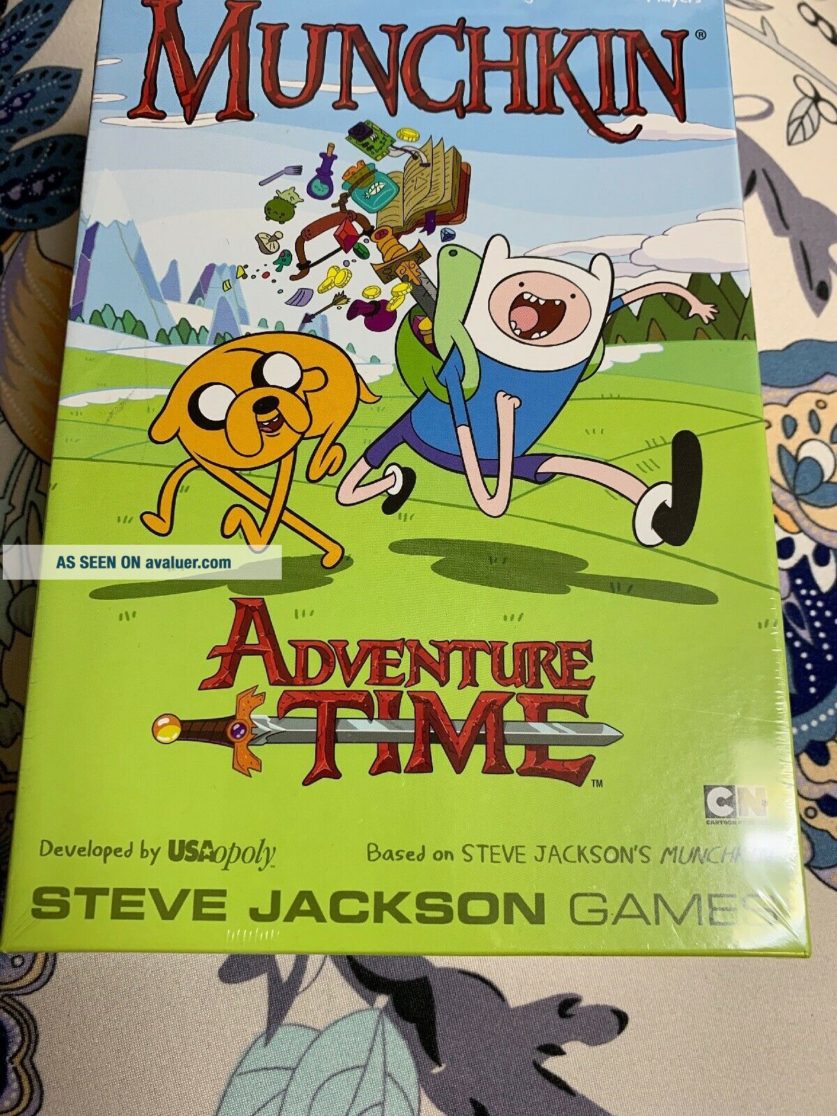 OOP Munchkin Adventure Time Steve Jackson Games By USAopoly Still ...