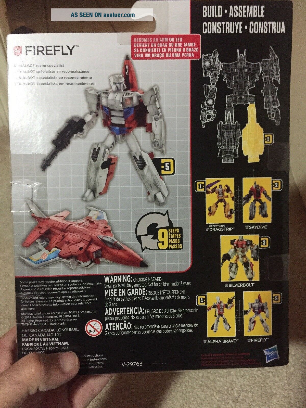 TRANSFORMERS FIREFLY Combiner Wars Deluxe Class Superion Aerialbot ...